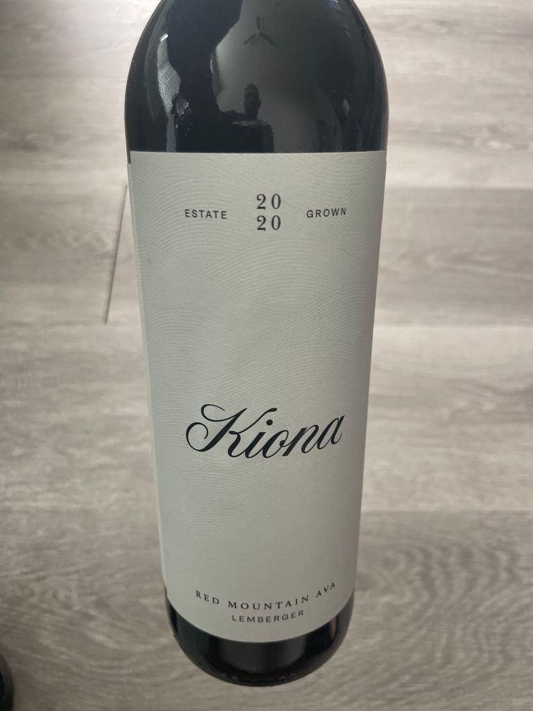 2020 Kiona Lemberger Estate Red Mountain/Kiona Vineyards, USA ...