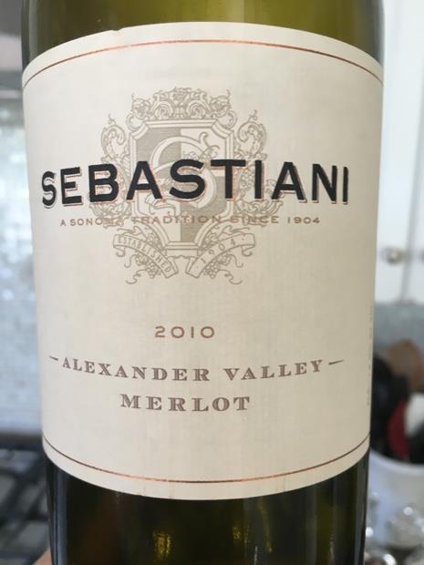 2009 Sebastiani Vineyards & Winery Merlot Alexander Valley, USA ...