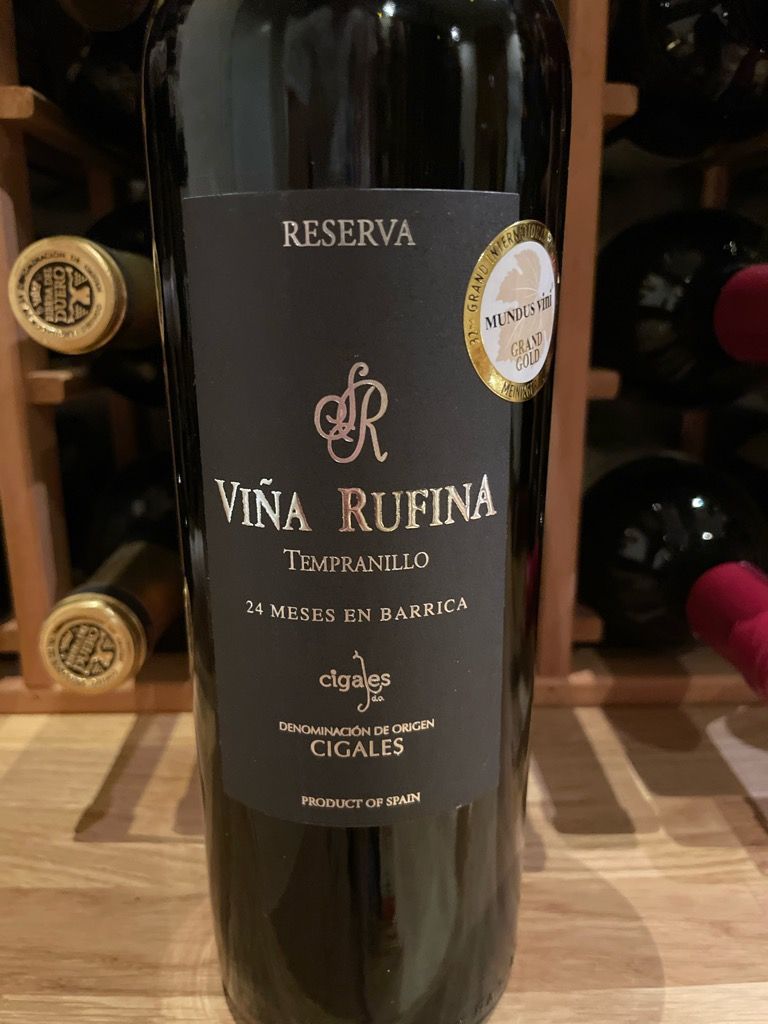 2018 Bodegas Santa Rufina Cigales Viña Rufina Alta Gama Reserva, Spain ...