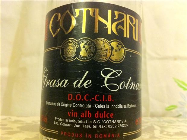 2008 Cotnari Grasă de Cotnari, Romania, Moldova, Cotnari - CellarTracker