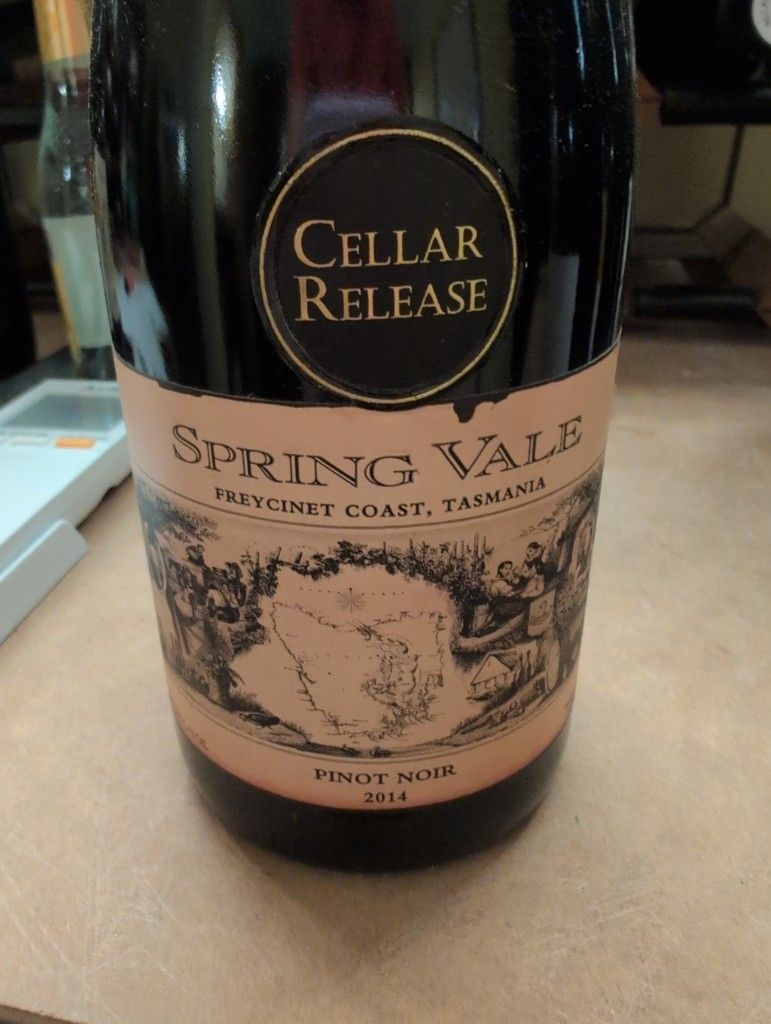 2017 Spring Vale Pinot Noir Cellar Release, Australia, Tasmania ...