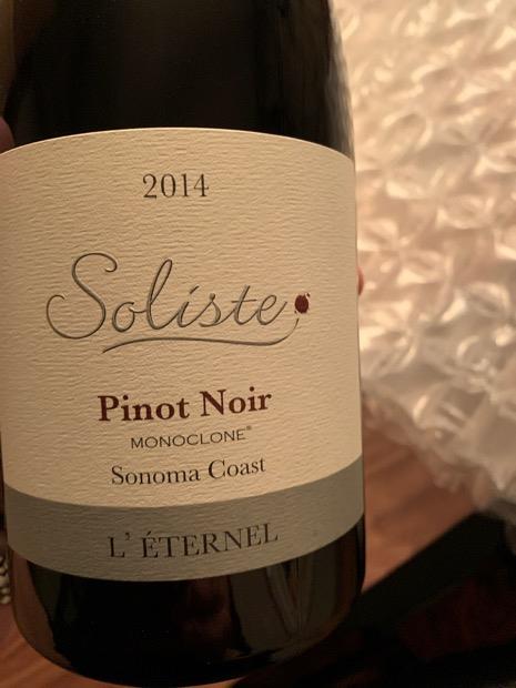 2018 Soliste Cellars Pinot Noir L'Éternel, USA, California, Sonoma ...