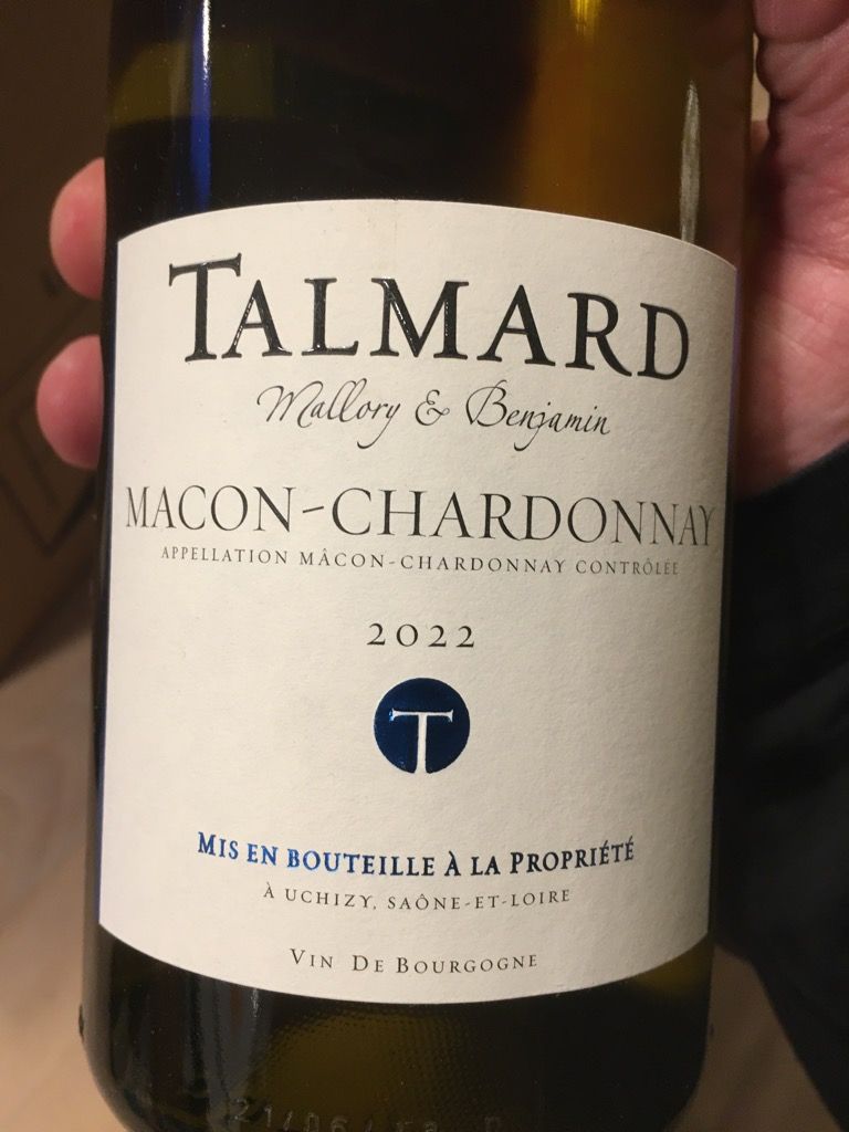 2023 Mallory and Benjamin Talmard Mâcon-Chardonnay, France, Burgundy ...