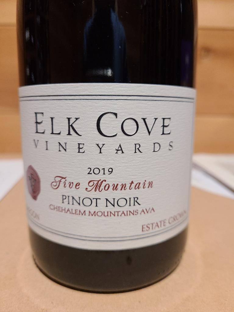 2019 Elk Cove Vineyards Pinot Noir Five Mountain, USA, Oregon ...