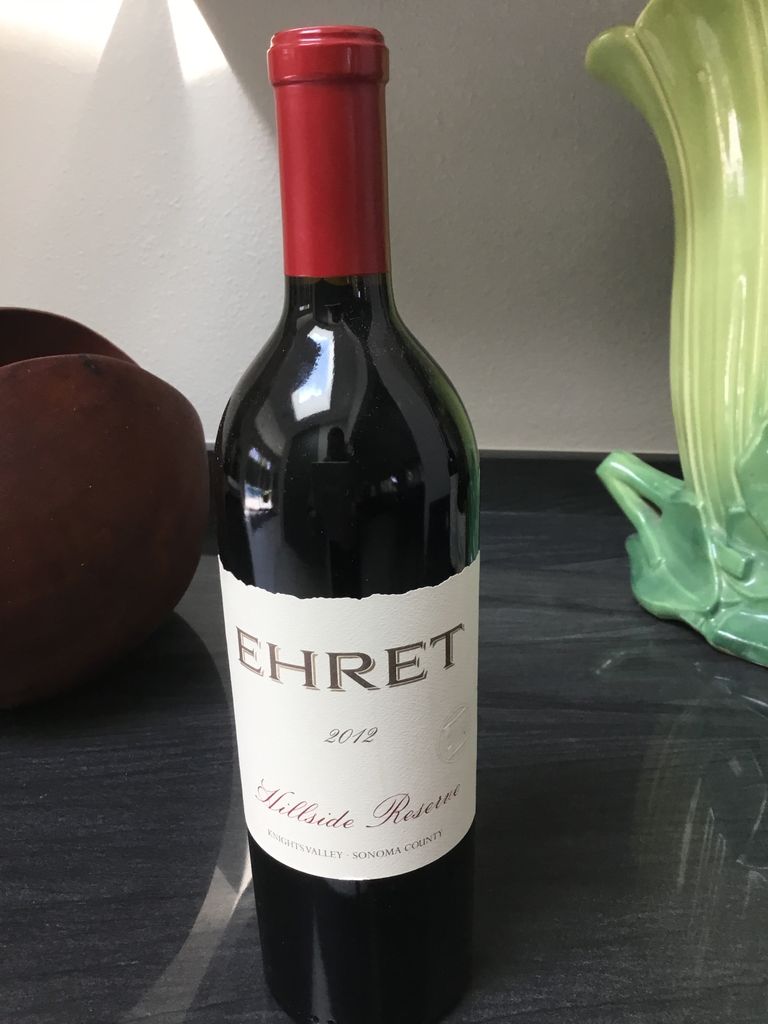 2012 Ehret Family Winery Cabernet Sauvignon Hillside Reserve, USA ...