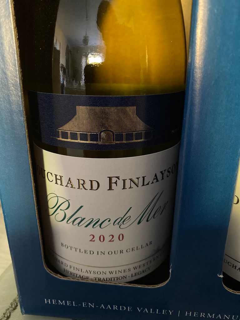 2021 Bouchard Finlayson Blanc de Mer, South Africa, Cape South Coast ...