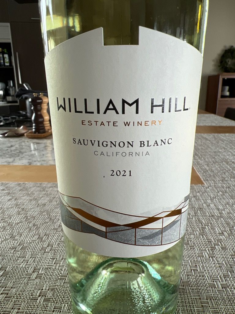 2022 William Hill Winery Sauvignon Blanc, USA, California, North Coast ...