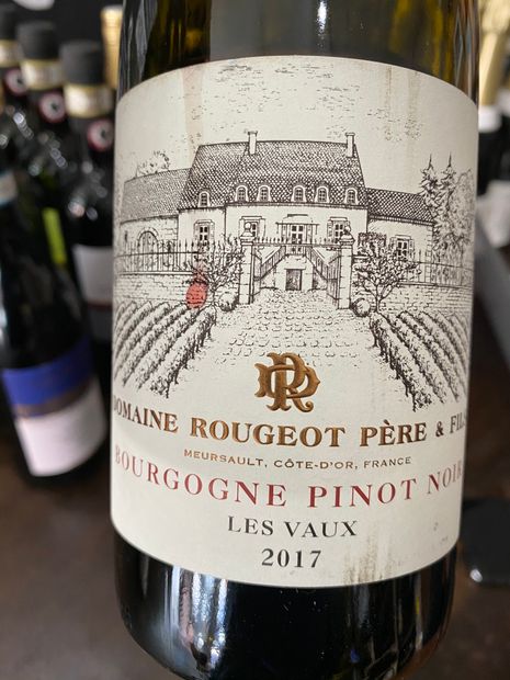 2017 Domaine Rougeot Pinot Noir Bourgogne Les Vaux, France, Burgundy ...