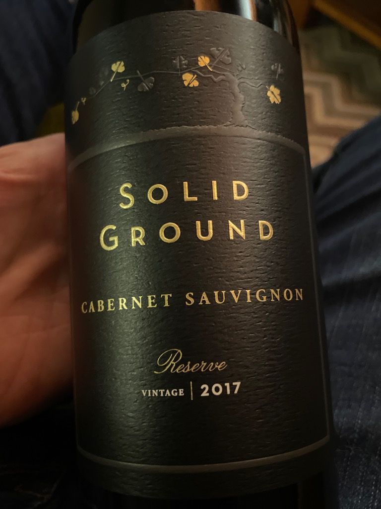 2020 Solid Ground Cabernet Sauvignon, USA, California - CellarTracker