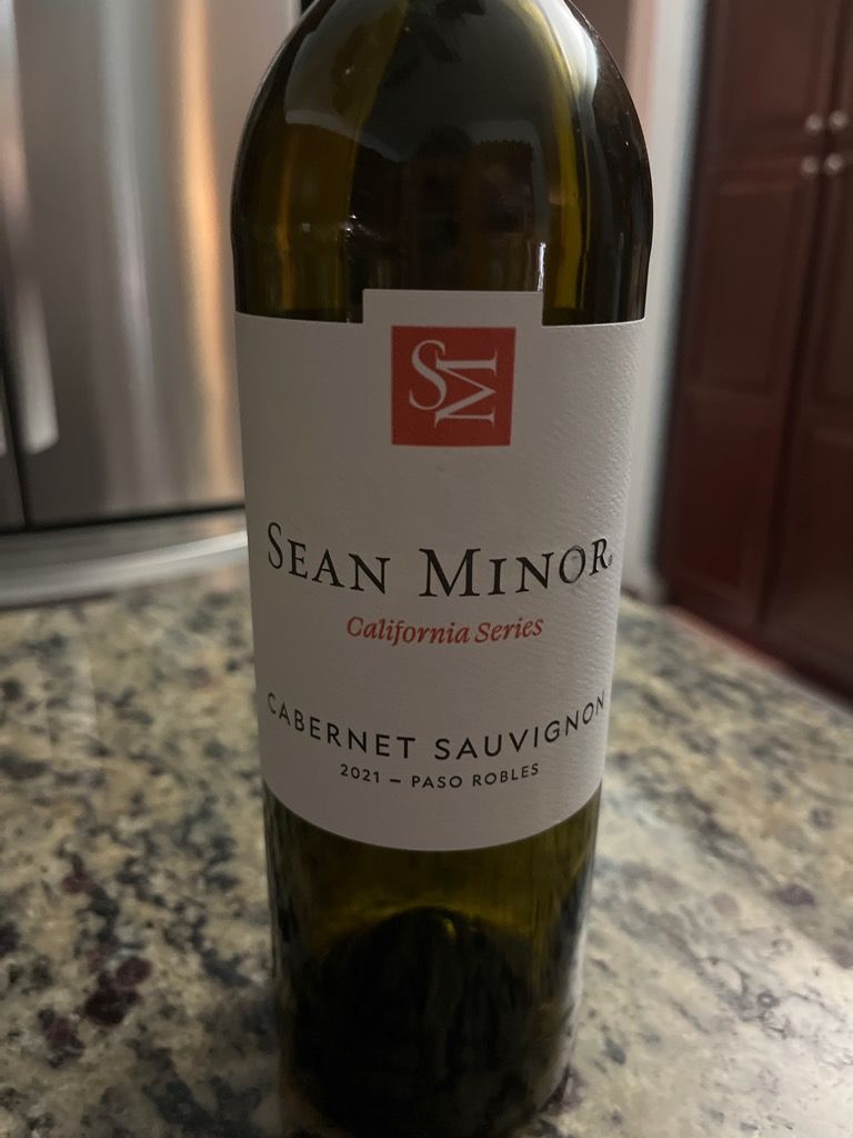 2022 Sean Minor Cabernet Sauvignon Paso Robles, USA, California ...
