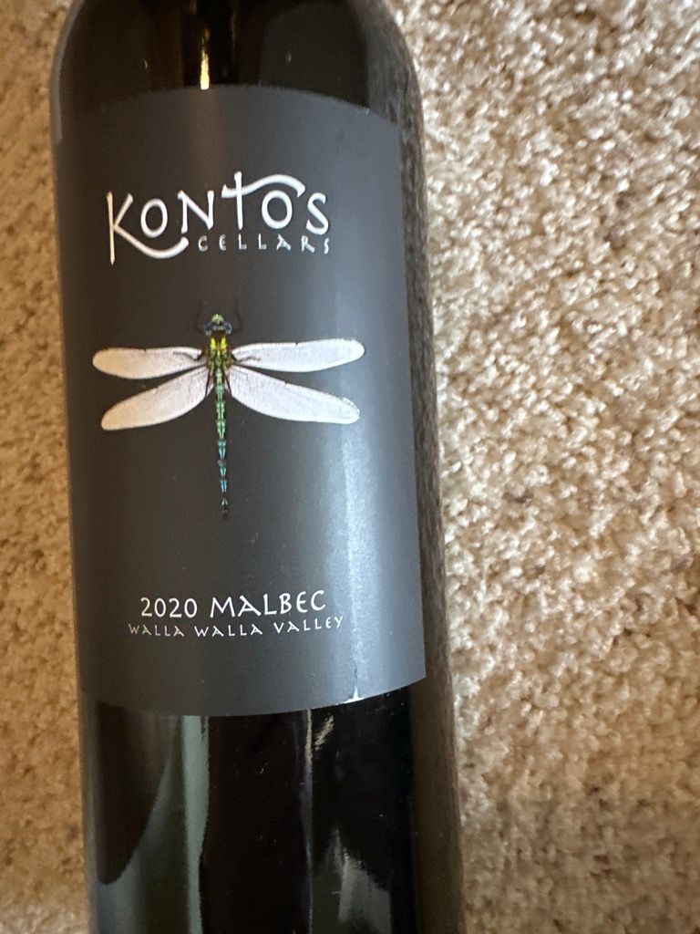 2021 Kontos Cellars Malbec, USA, Washington, Columbia Valley, Walla ...