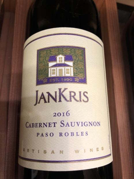2020 JanKris Cabernet Sauvignon, USA, California, Central Coast, Paso ...