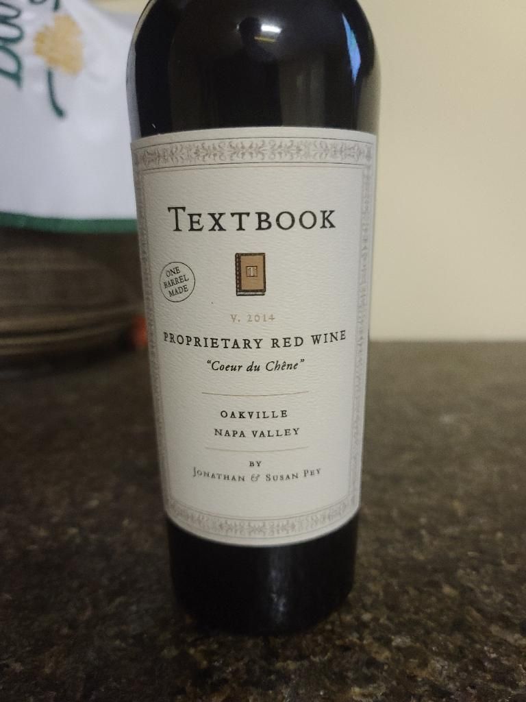 2014 Textbook Proprietary Red Wine, USA, California, Napa Valley ...