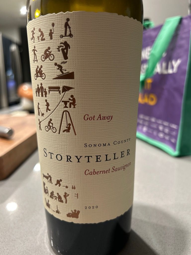 2020 Storyteller Winery Cabernet Sauvignon Got Away, USA, California ...
