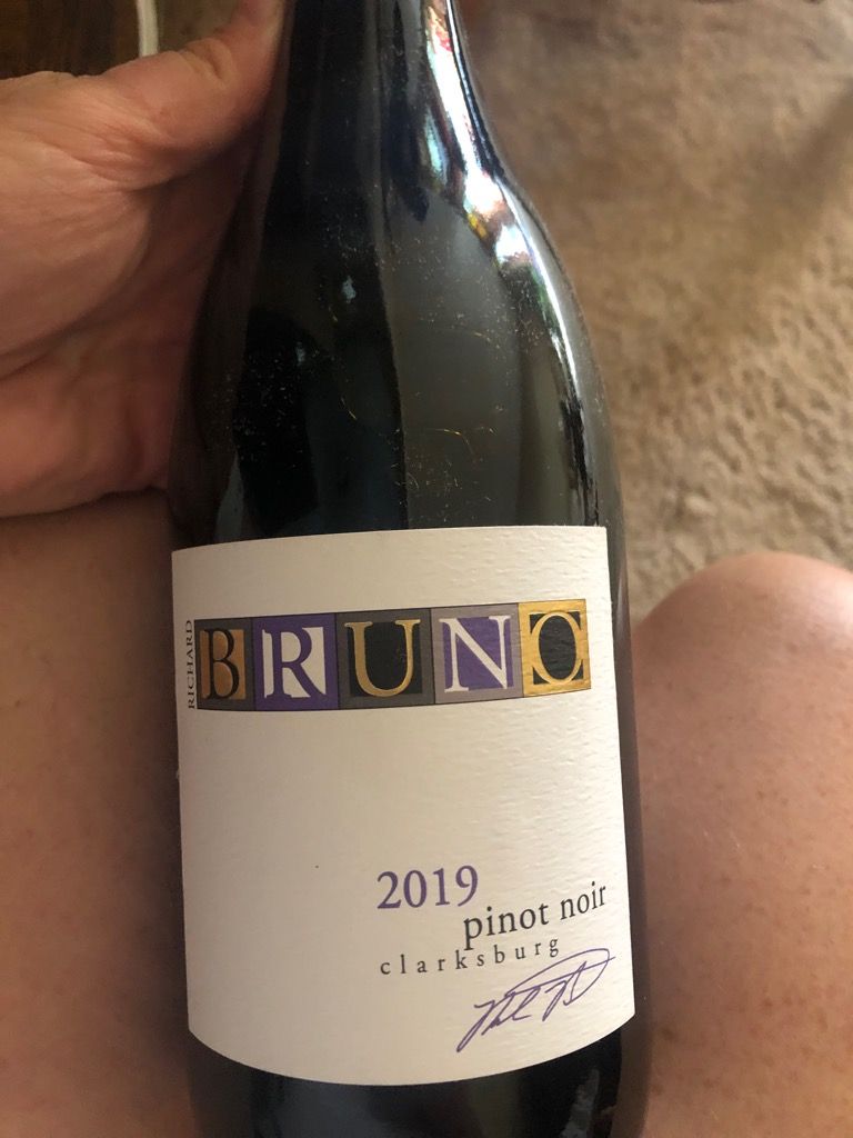 2019 Richard Bruno Pinot Noir, USA, California, Central Valley ...