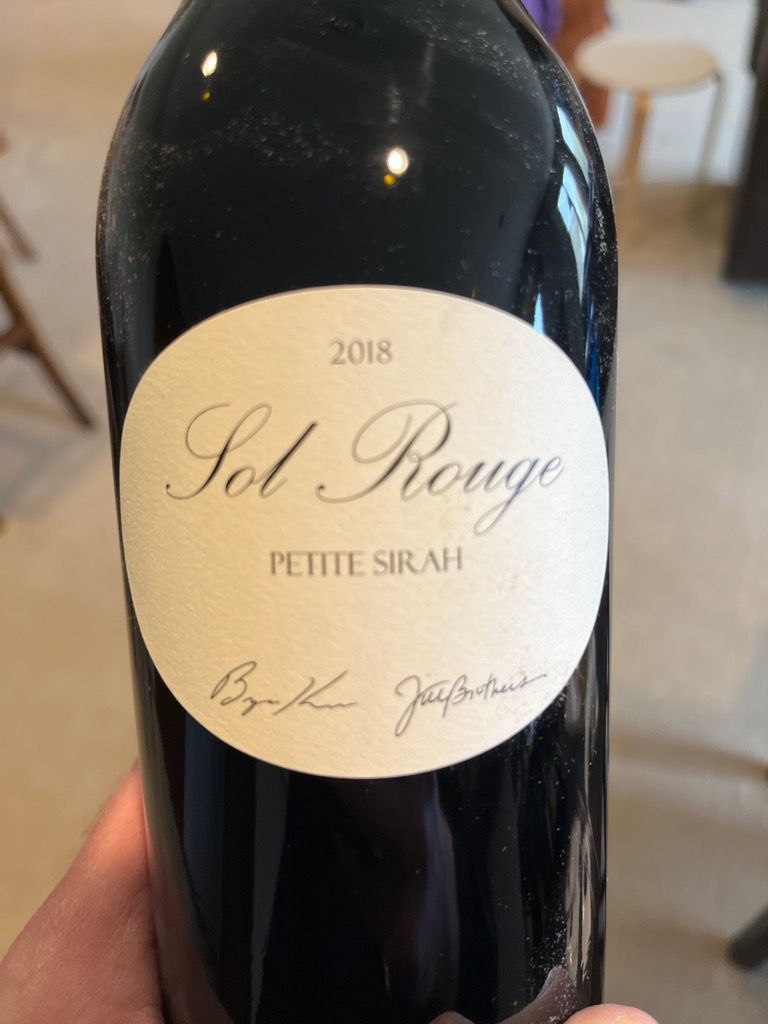 2019 Sol Rouge Petite Sirah, USA, California, North Coast, Lake County ...