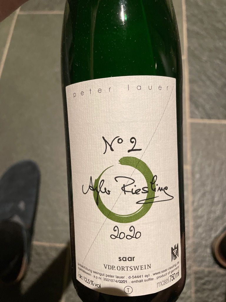 2020 Peter Lauer Ayler Riesling N°2, Germany, Mosel Saar Ruwer ...