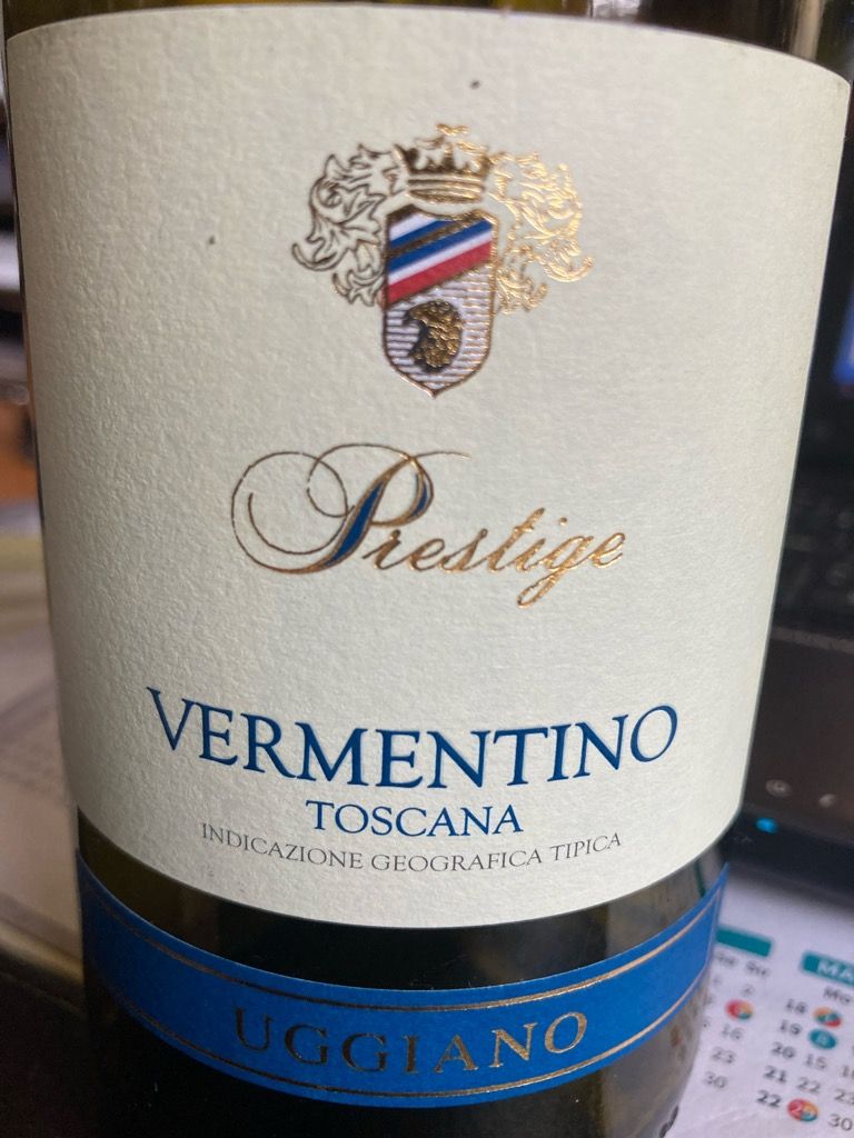 2022 Uggiano Vermentino Prestige, Italy, Tuscany, Toscana IGT ...