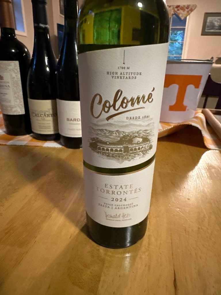2024 Bodega Colomé Torrontés, Argentina, Valles Calchaquíes, Salta ...