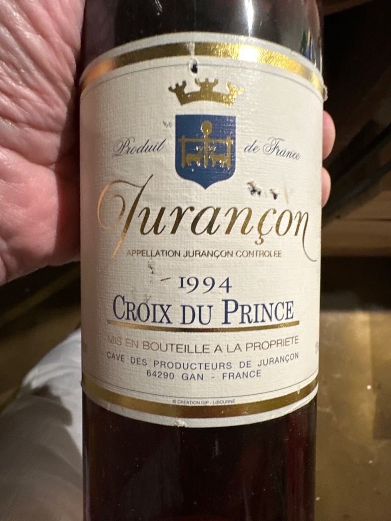 1990 Cave des Producteurs de Jurançon Jurançon Croix du Prince, France ...