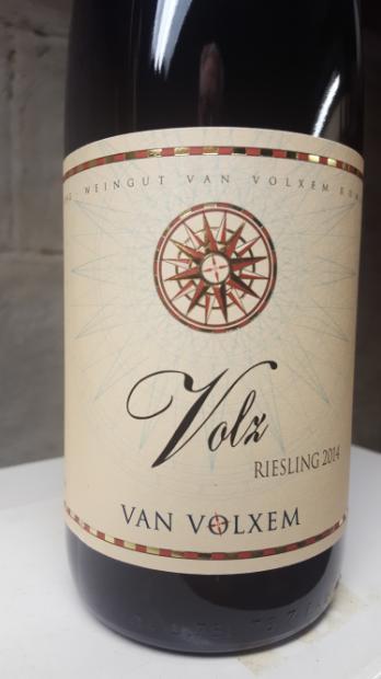 2014 Van Volxem Volz Riesling, Germany, Mosel Saar Ruwer - CellarTracker