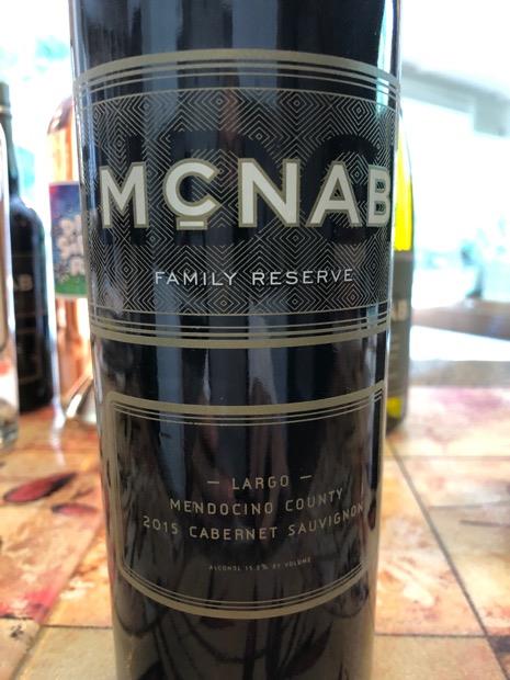 2017 McNab Ridge Cabernet Sauvignon Largo Reserve, USA, California ...