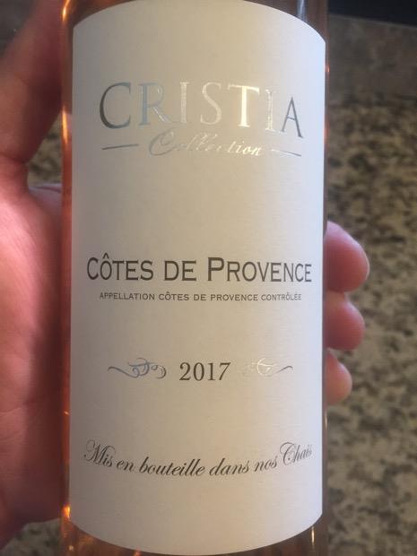 2017 Domaine de Cristia Côtes de Provence Cristia Collection From ...