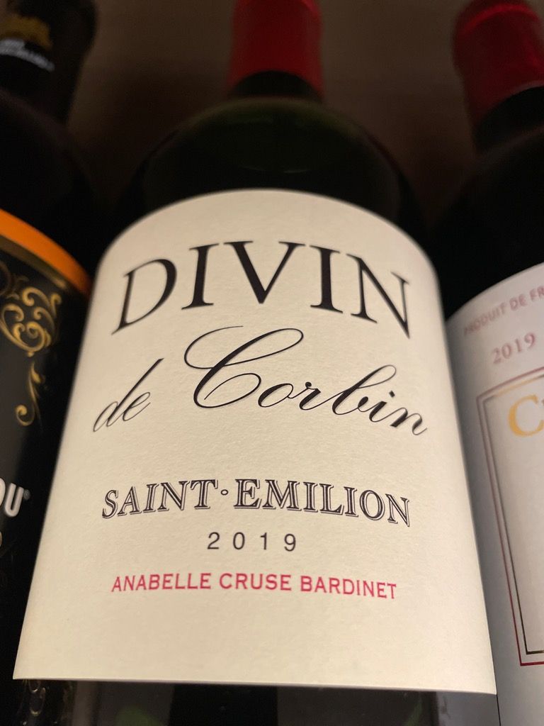2019 Château Corbin Divin de Corbin, France, Bordeaux, Libournais, St ...