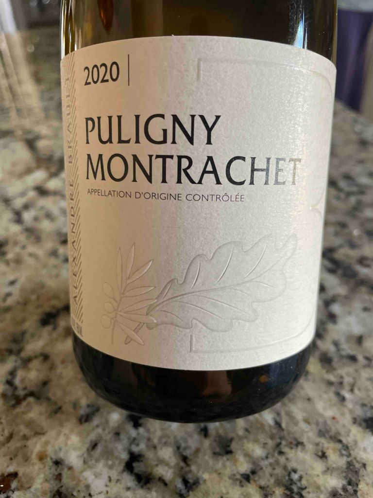 2020 Alexandre Brault Puligny-Montrachet, France, Burgundy, Côte de ...