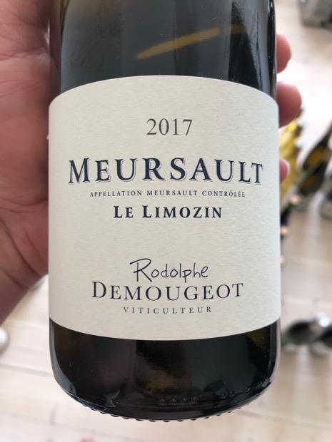 2017 Domaine Rodolphe Demougeot Meursault Le Limozin, France, Burgundy ...