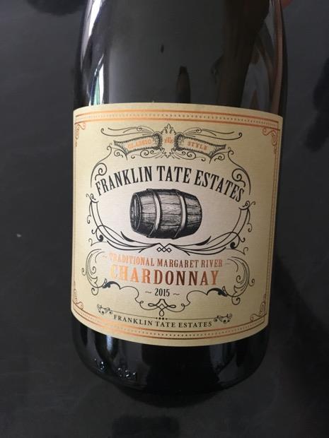 2015 Franklin Tate Estates Chardonnay Reserve Tate Alexanders Vineyard ...