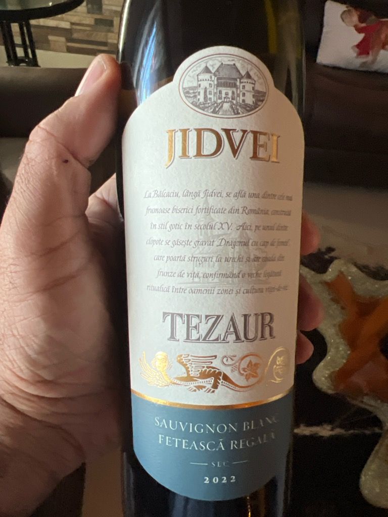 2022 Jidvei Tezaur Sauvignon Blanc / Fetească Regală, Romania ...