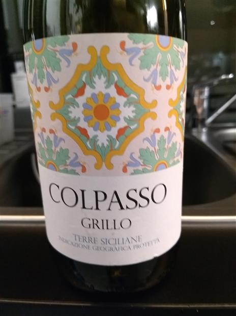 2021 Colpasso Grillo Sicilia, Italy, Sicily, Sicilia - CellarTracker