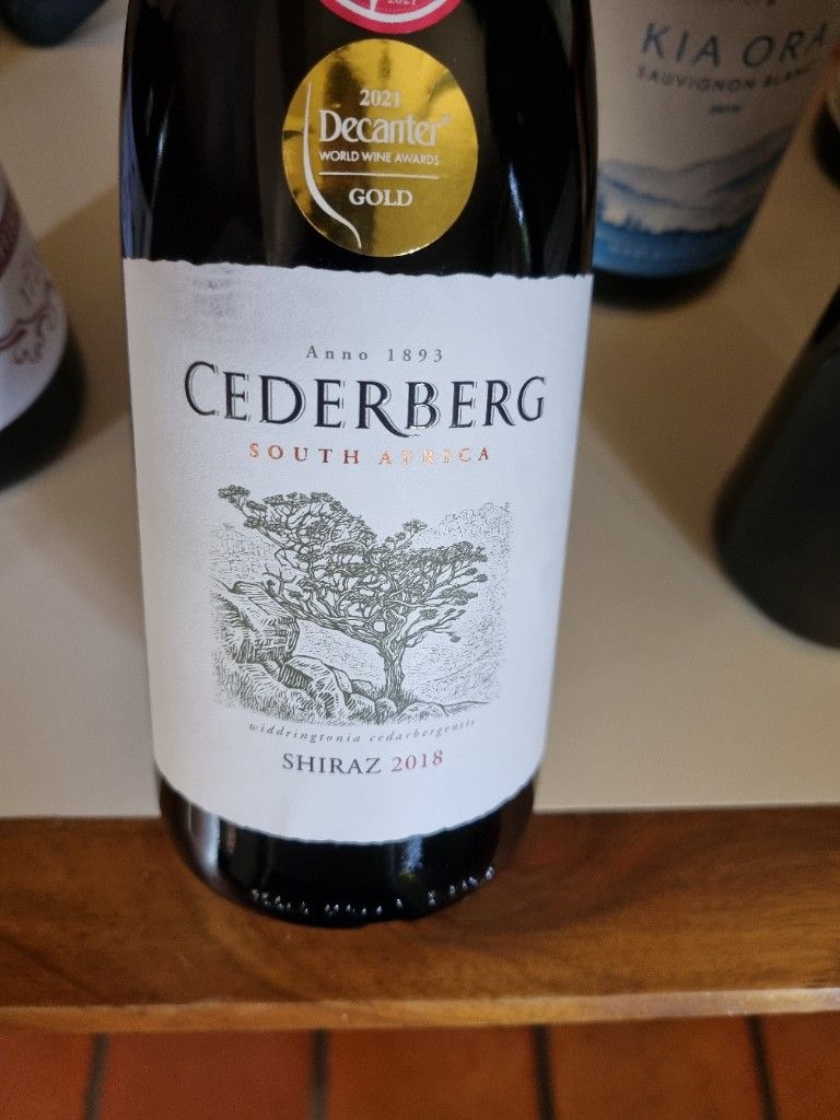 2019 Cederberg Shiraz, South Africa, Western Cape, Cederberg ...