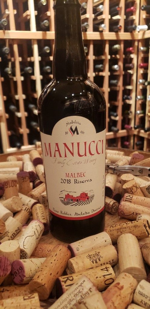 2019 Manucci Family Estate Winery Malbec Riserva, USA, California ...