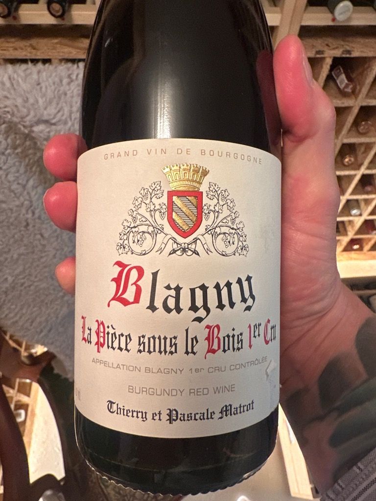 2021 Domaine Matrot Blagny 1er Cru La Pièce-sous-le-Bois Rouge, France ...