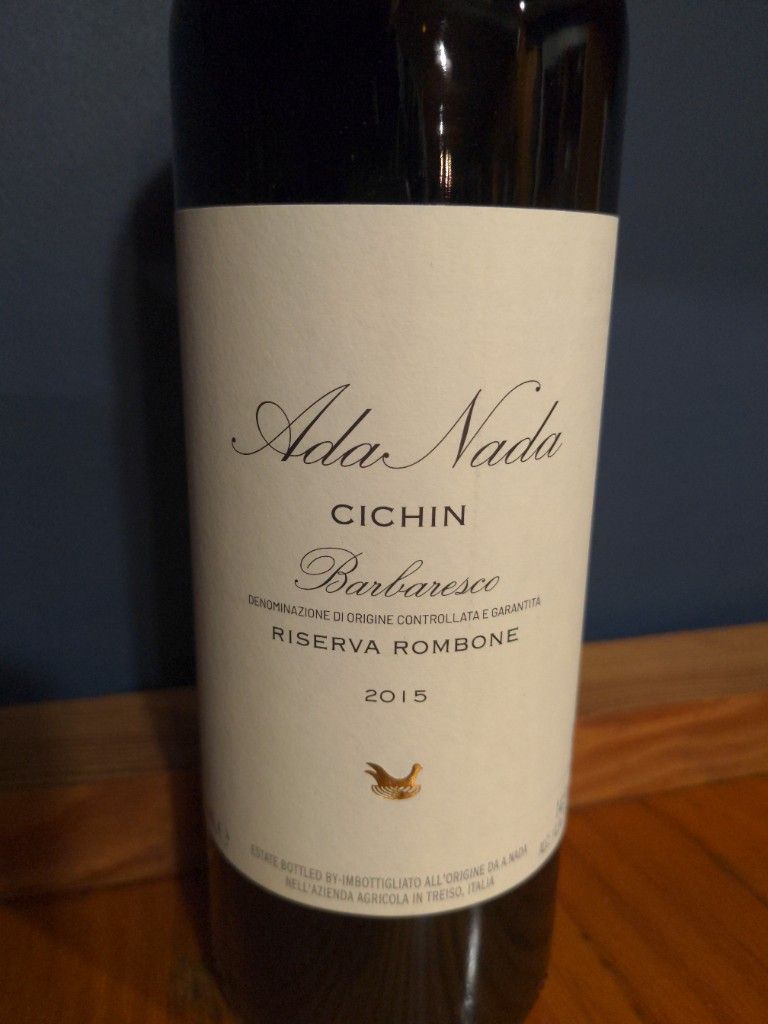 2019 Ada Nada Barbaresco Rombone, Italy, Piedmont, Langhe, Barbaresco ...