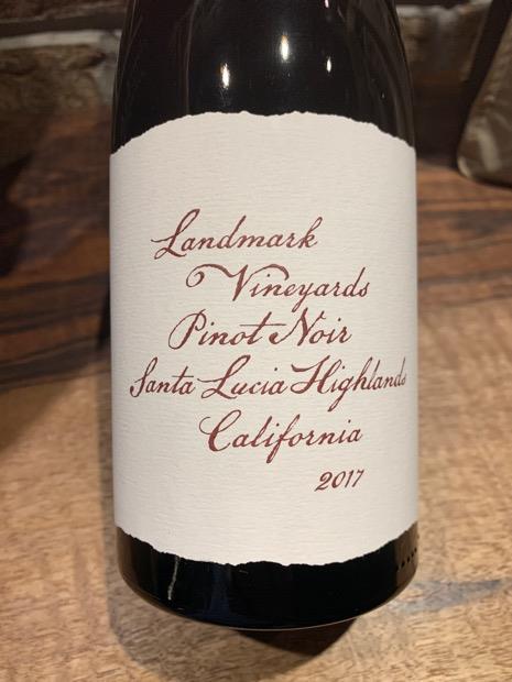 2017 Landmark Pinot Noir Santa Lucia Highlands, USA, California ...