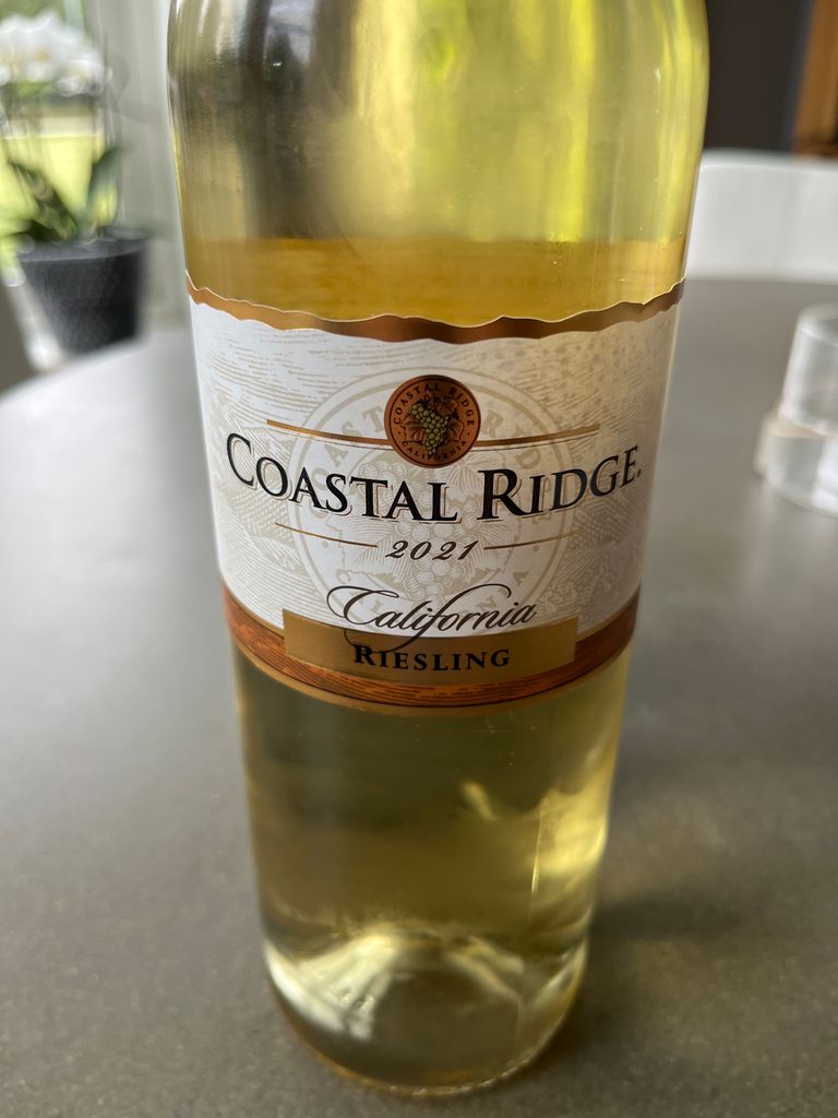 2021 Coastal Ridge Johannisberg Riesling, USA, California - CellarTracker