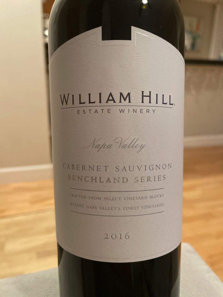 2019 William Hill Winery Cabernet Sauvignon Benchland, USA, California ...