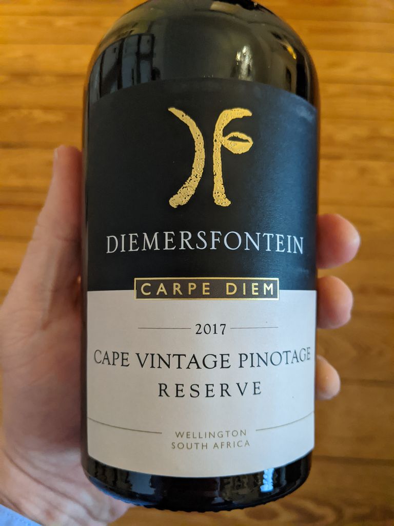 2015 Diemersfontein Pinotage Reserve Carpe Diem Cape Vintage, South ...