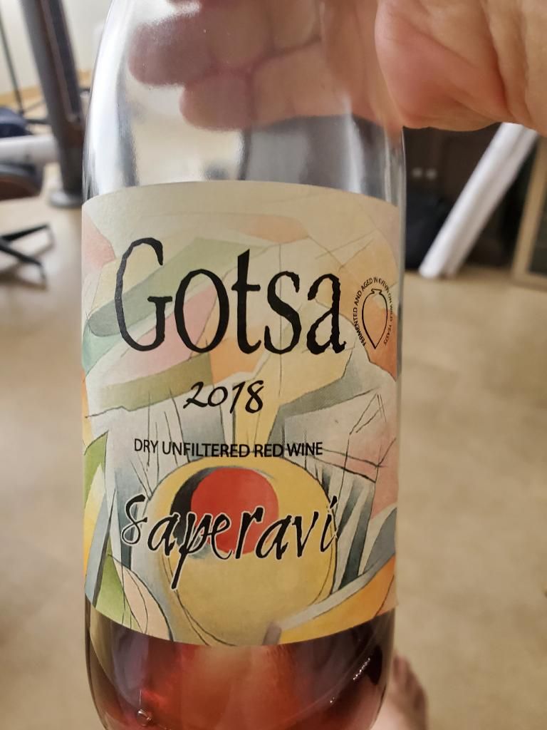 2018 Gotsa Saperavi, Georgia, Kartli - CellarTracker