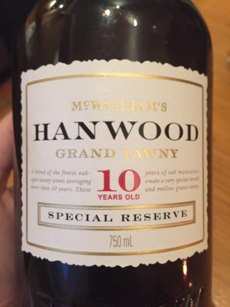 NV McWilliam's Hanwood Grand Tawny Special Reserve 10 Year Old ...
