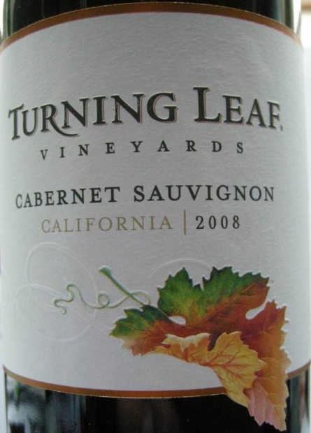 2008 Turning Leaf Cabernet Sauvignon, USA, California - CellarTracker