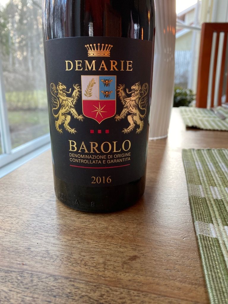 2016 Demarie Barolo Riserva, Italy, Piedmont, Langhe, Barolo ...