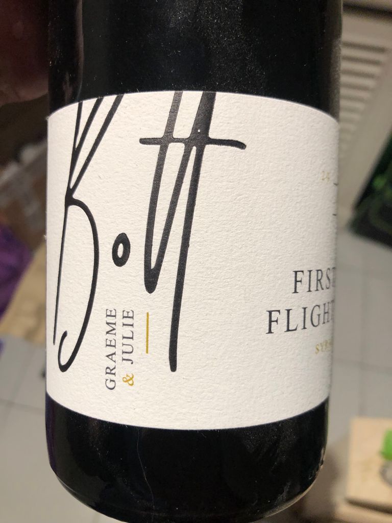 2018 Graeme & Julie Bott Syrah First Flight, France, Rhône, Northern ...