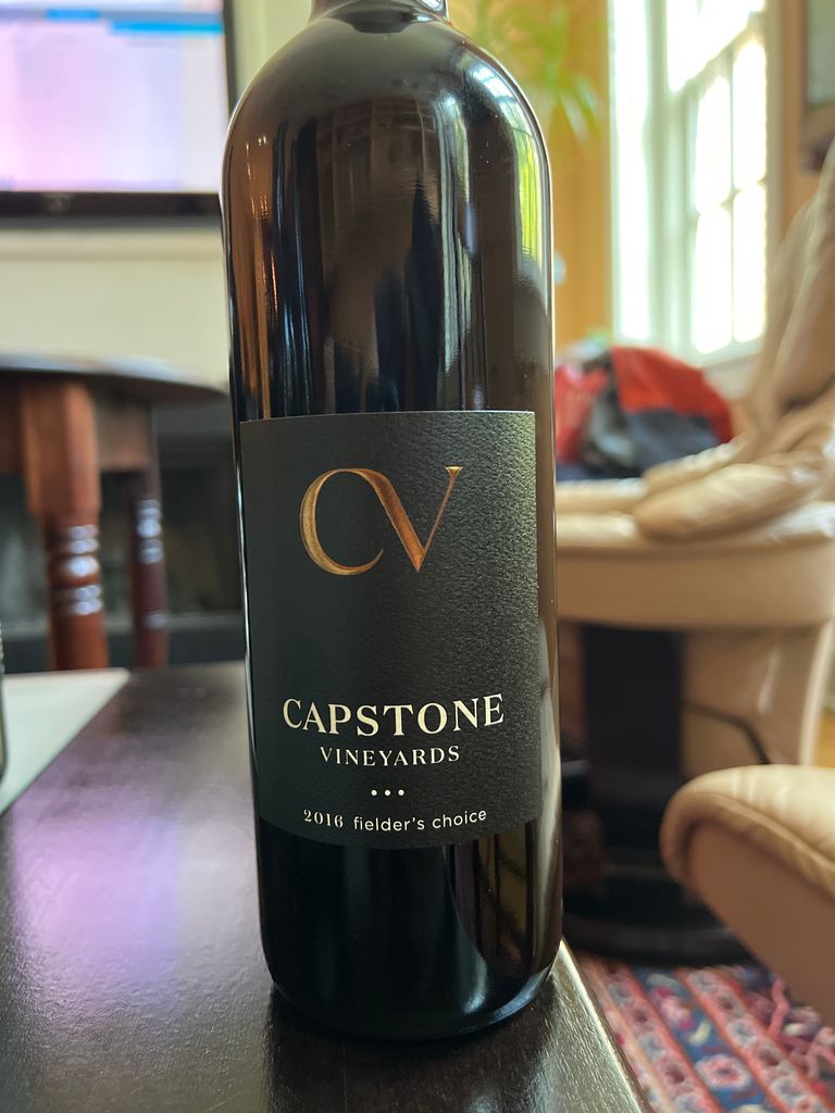 2022 Capstone Vineyards Fielder's Choice, USA, Virginia, Northern ...