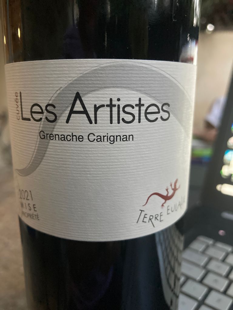 2019 Les Collines du Bourdic Terre Eulalie, Cuvee Les Artistes, France ...