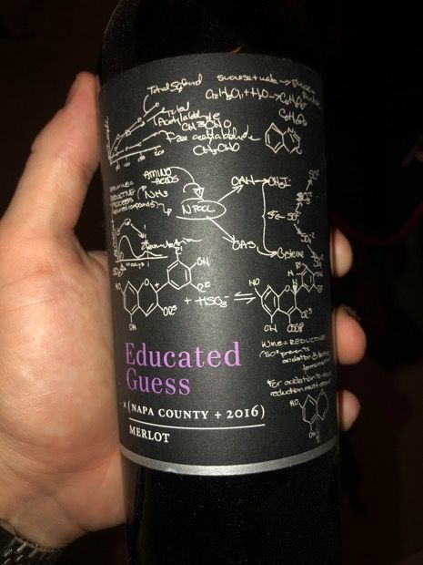 2017 Roots Run Deep Winery Merlot Educated Guess, USA, California, Napa ...