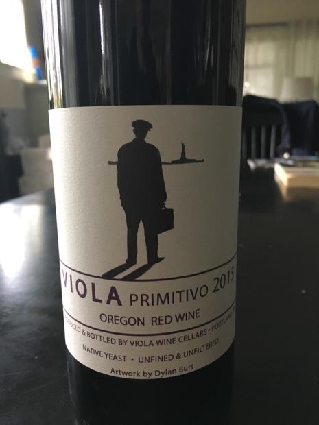 2015 Viola Wine Cellars Primitivo, USA, Oregon - CellarTracker